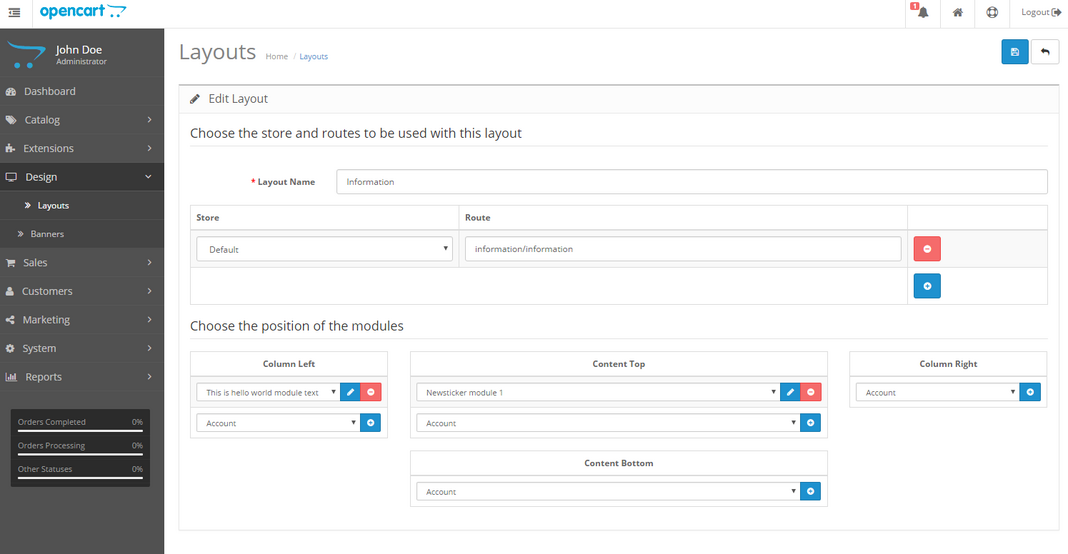 Workflow Or Markup To Make Hello World Module Opencart Module Development