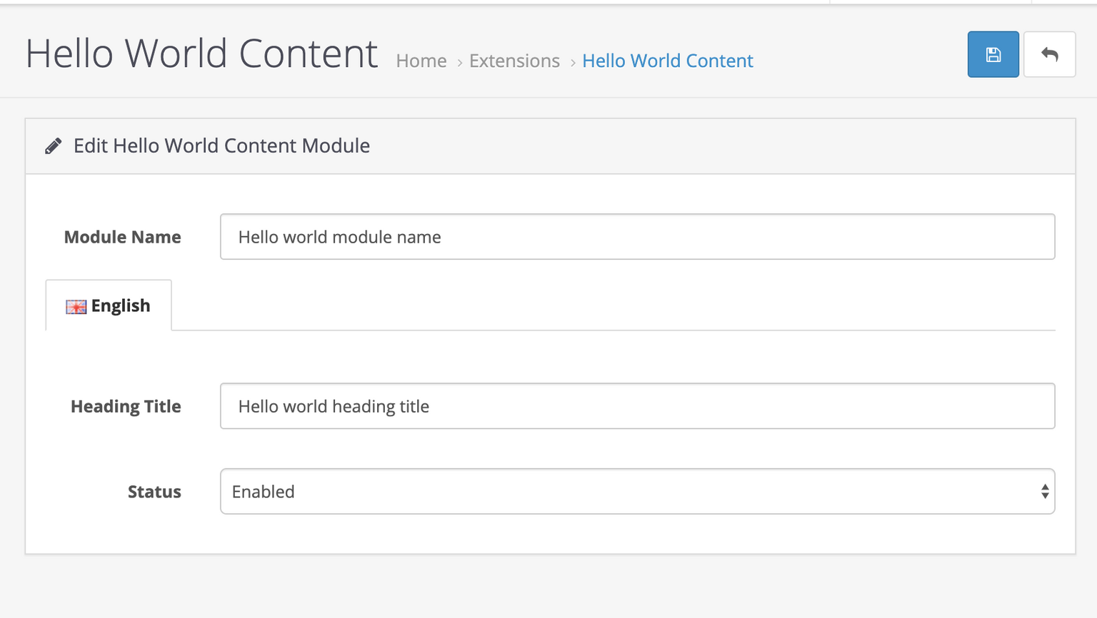 Opencart 3 Custom Module Development Tutorial Hello World Module