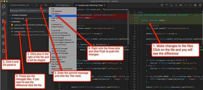 15 extensions of VS Code for PHP developer + one for opencart developer ...