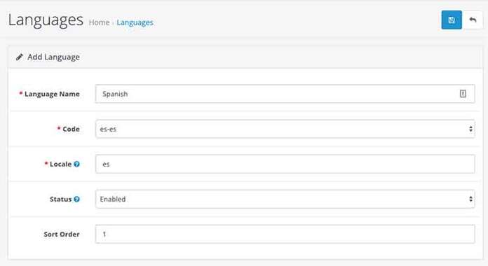 Opencart Localisation Add A New Language And Set A Default Language Opencart 4