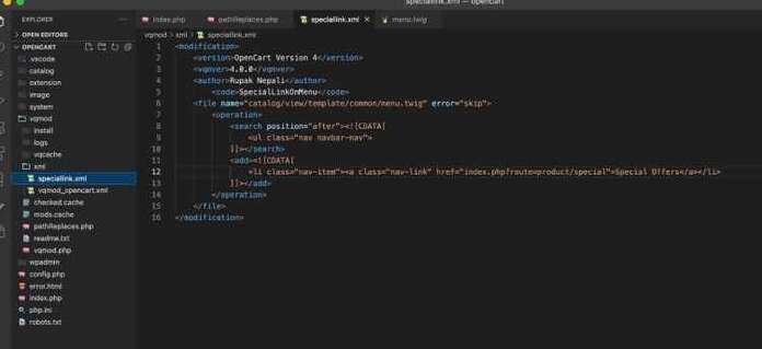 How To Use Vqmod In Opencart 4 Installation Setting And Example